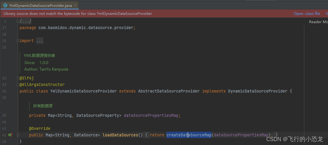 动态数据源 Mybatis Plus Dynamicroutingdatasource Csdn博客 