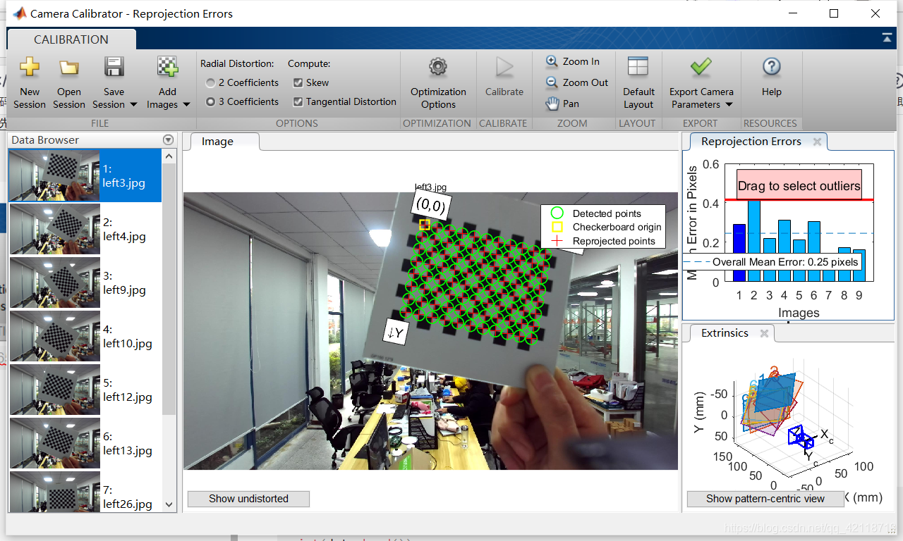 相机标定系列（三）利用matlab进行相机标定_matlab的stereo camera calibrator支持汇聚式相机吗-CSDN博客