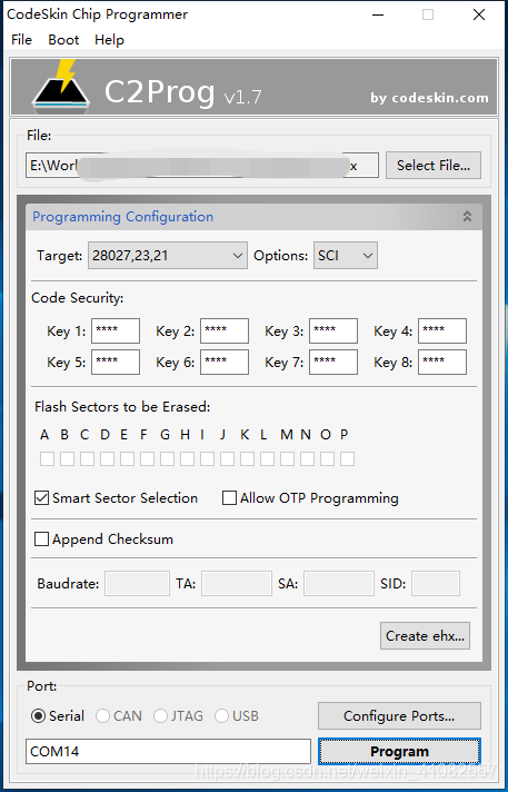 C2Prog 串口烧录出现Connecting with target… failed(no response)!_c2prog can烧写-CSDN博客
