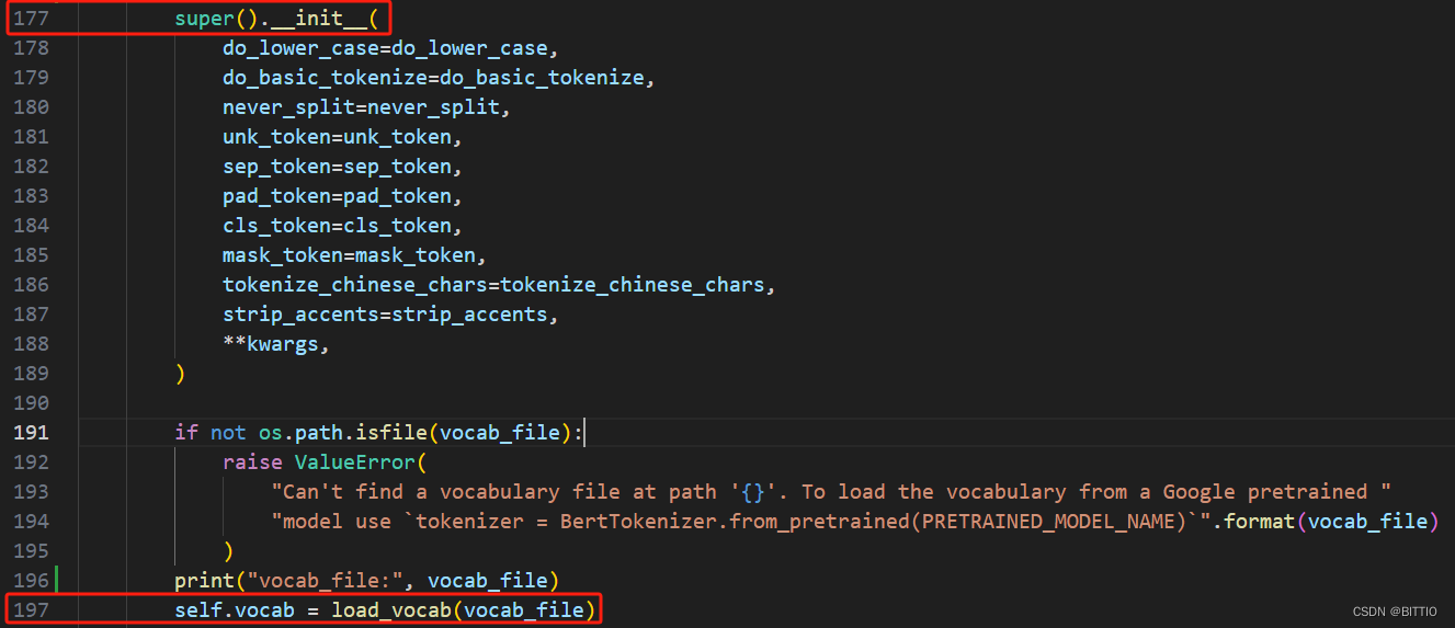 Debug：AttributeError: ‘BertTokenizer‘ object has no attribute ‘vocab‘_attributeerror ...