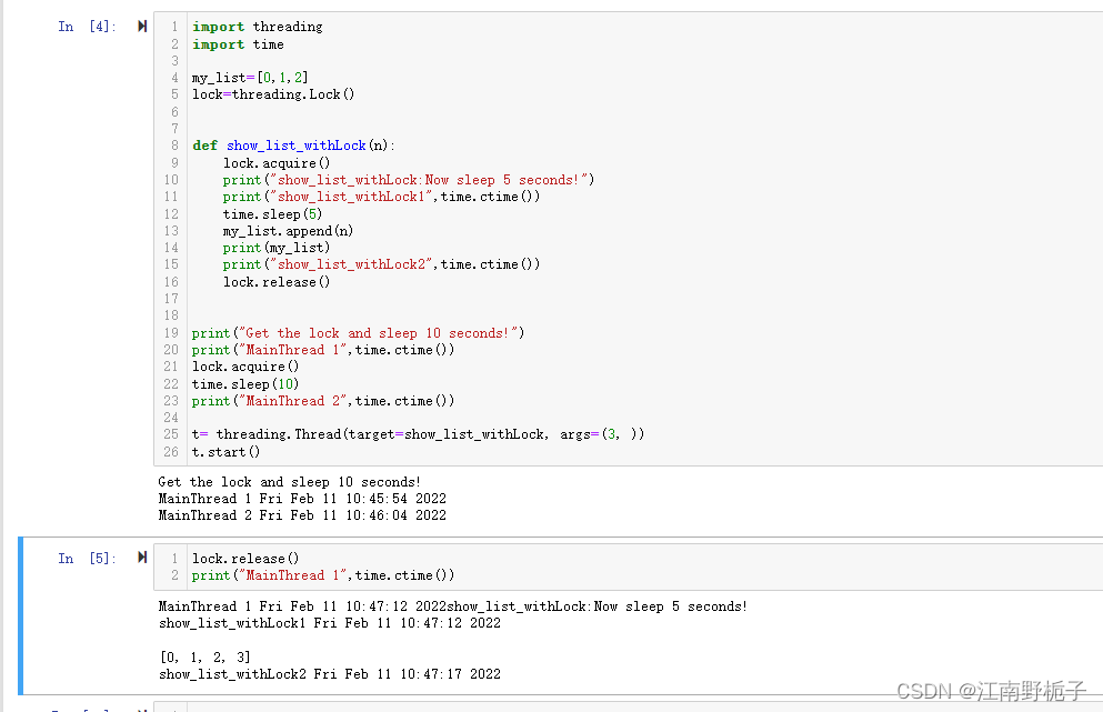 Python 多线程编程-02-threading 模块-锁的使用_threading.lock-CSDN博客