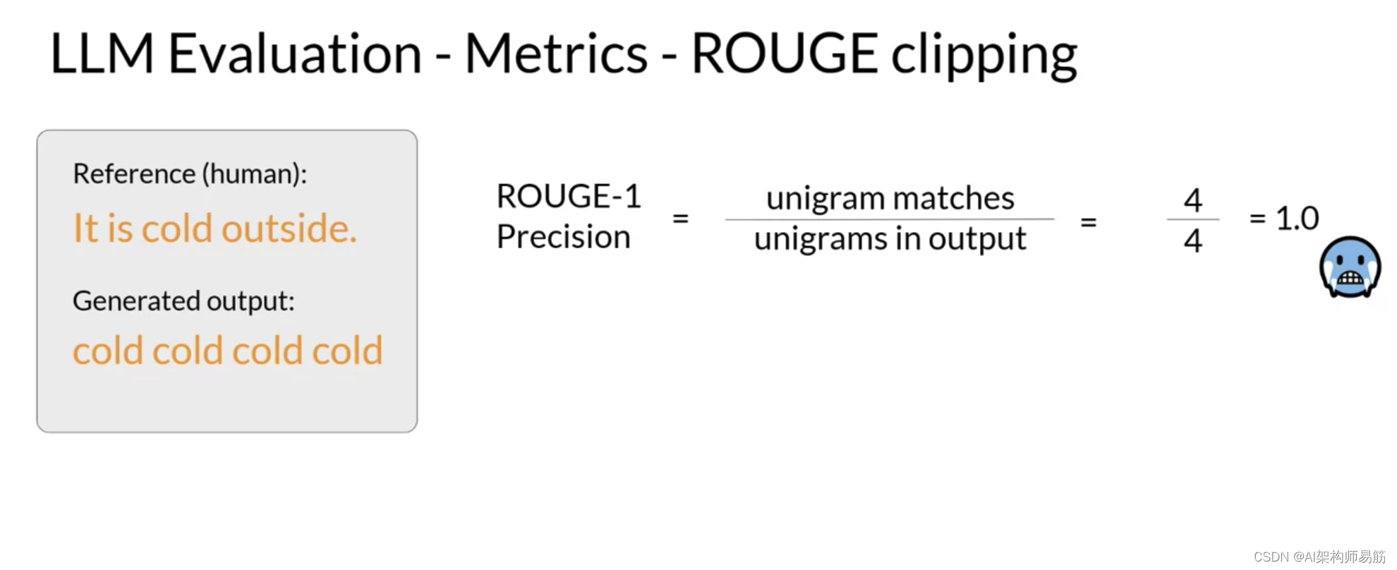 LLMs NLP模型评估Model evaluation ROUGE and BLEU SCORE_bleu和rouge score-CSDN博客