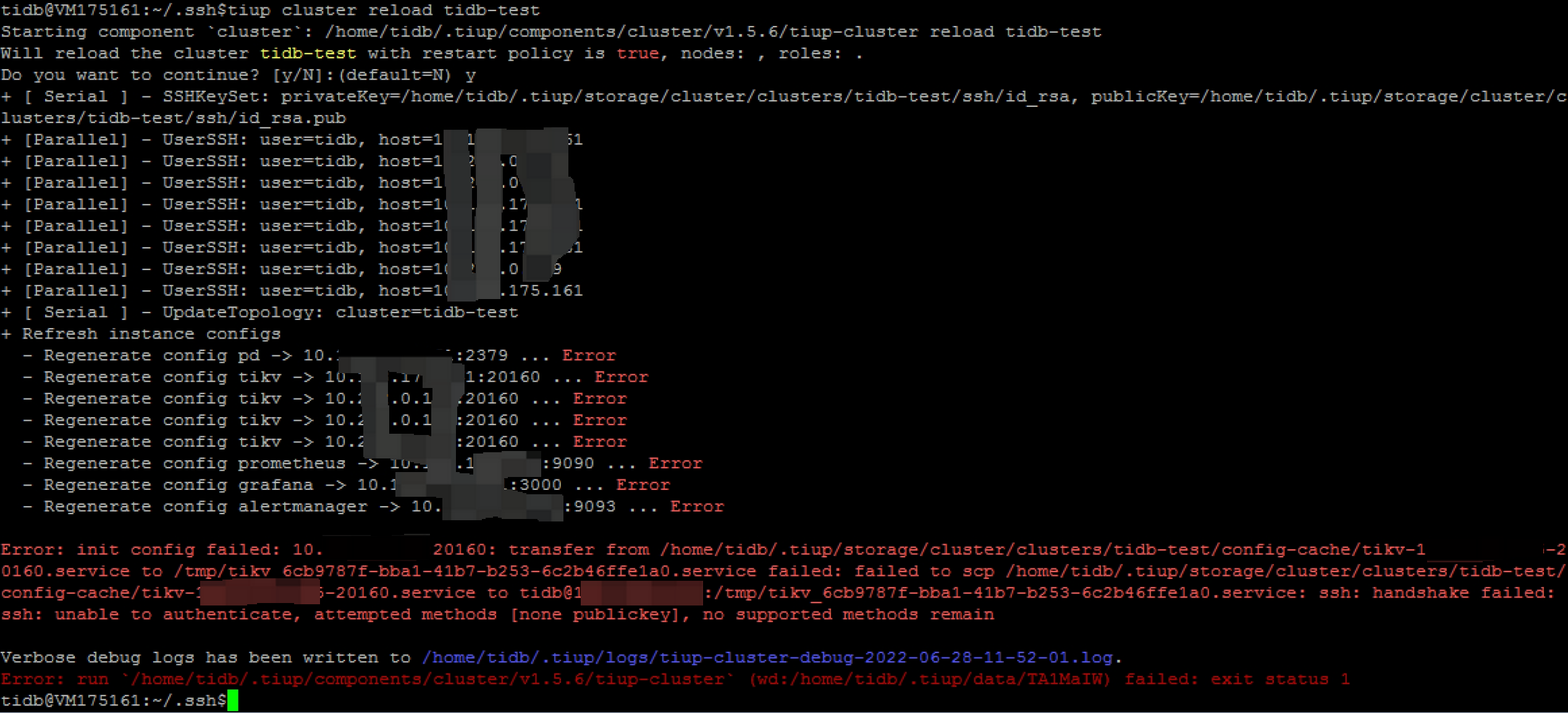 解决tiup‘ssh: unable to authenticate’报错-CSDN博客