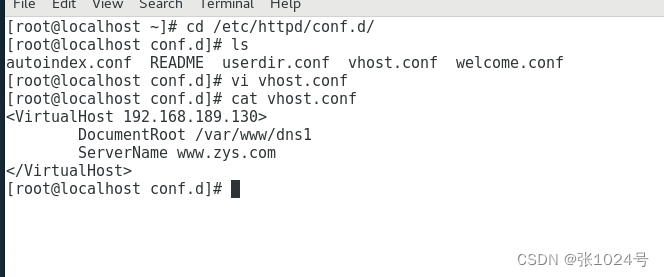 centos7搭建apache服务（基于域名和IP访问，用户访问控制）_apache配置域名访问-CSDN博客