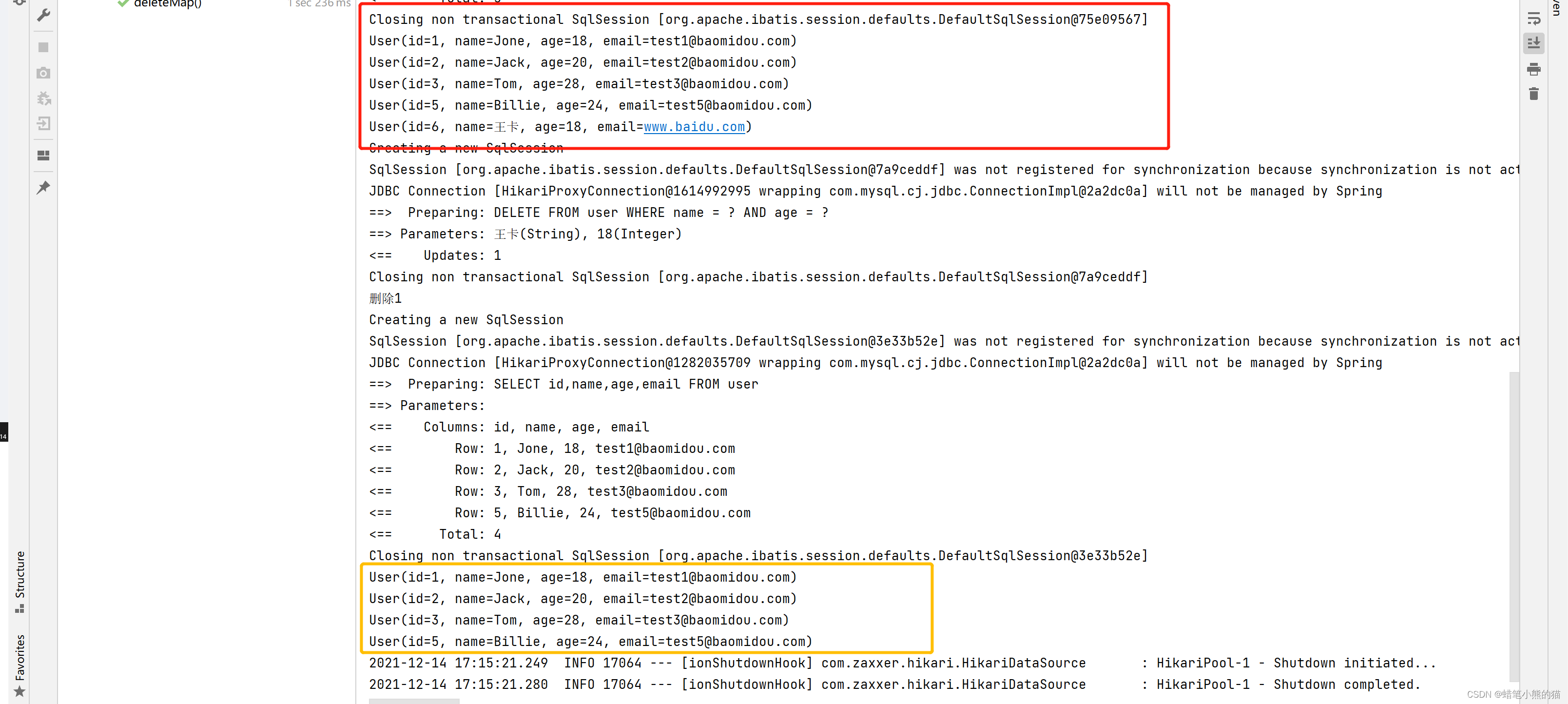 MybatisPlus对于BaseMapper方法的讲解_int deletebyid(serializable id);-CSDN博客
