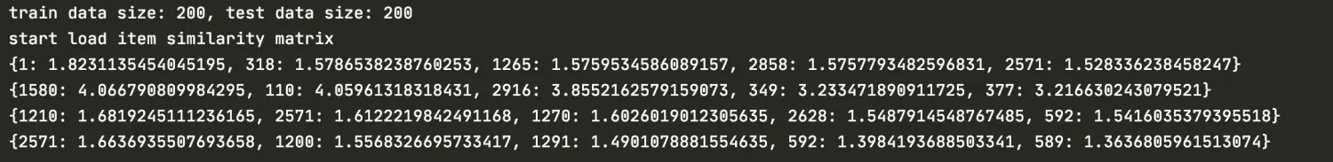 推荐算法实战项目：物品协同过滤算法(ItemCF)原理以及案例实战(附完整 Python 代码)-CSDN博客