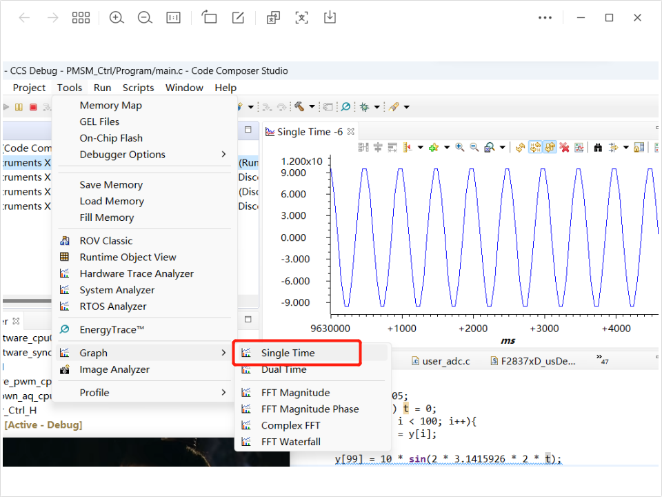 DSP_CCS实现变量的实时曲线显示_ccs怎么实时显示变量曲线-CSDN博客