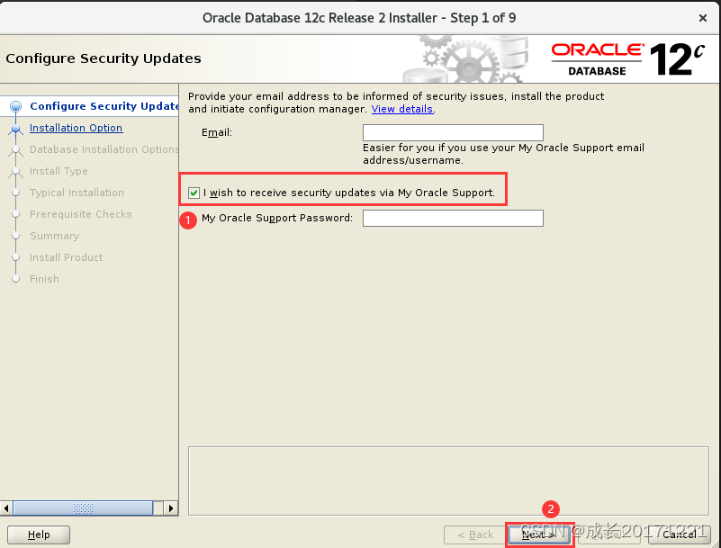 Linux Redhat8安装Oracle12C图文详解_linux oracle12.2可以安装在红帽8上吗-CSDN博客