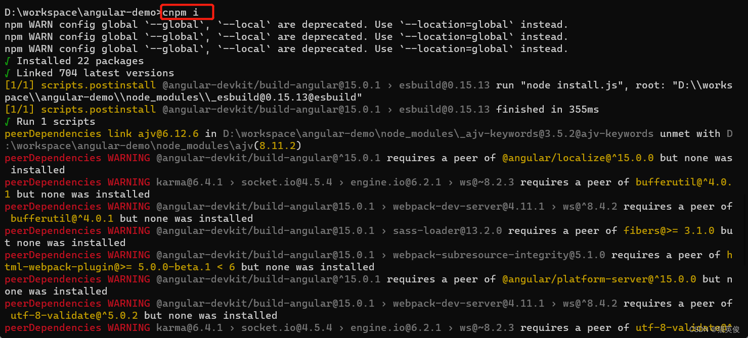 Angular CLI 快速入门-CSDN博客