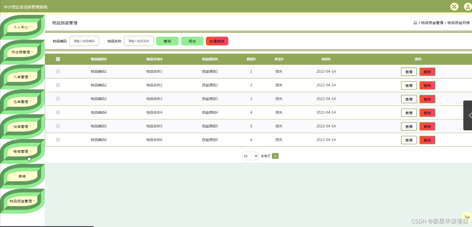中小型企业仓库管理系统jspjavaspringmvcmysqlmybatis小型仓库管理系统idea Csdn博客