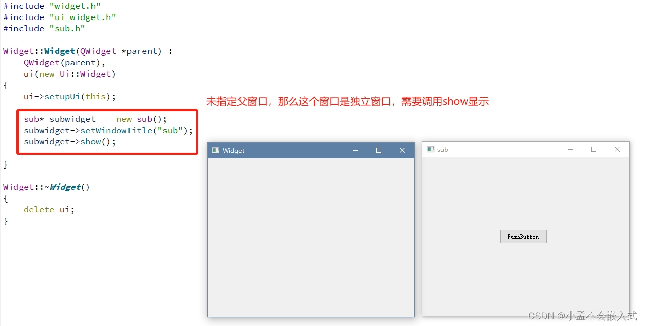 Qt控件——布局QWidget_qt widget 代码添加-CSDN博客