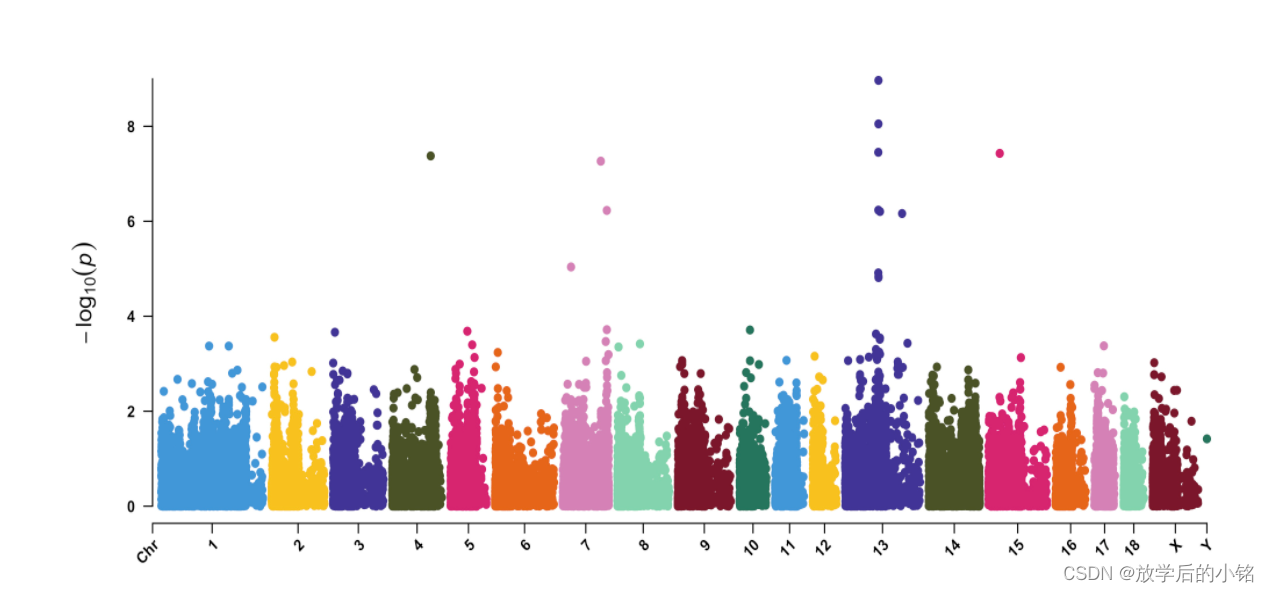 GEMMA 全基因组关联分析+CMplot多性状曼哈顿+QQ图脚本_gemma关联分析kinship-CSDN博客