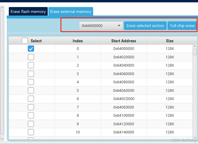 设计NOR Flash（FMSC接口）的Flashloader(MCU: stm32f4)_写入nor flash的程序-CSDN博客
