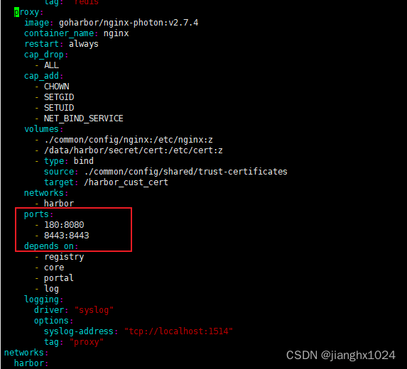 Docker 部署Harbor 443端口冲突-CSDN博客