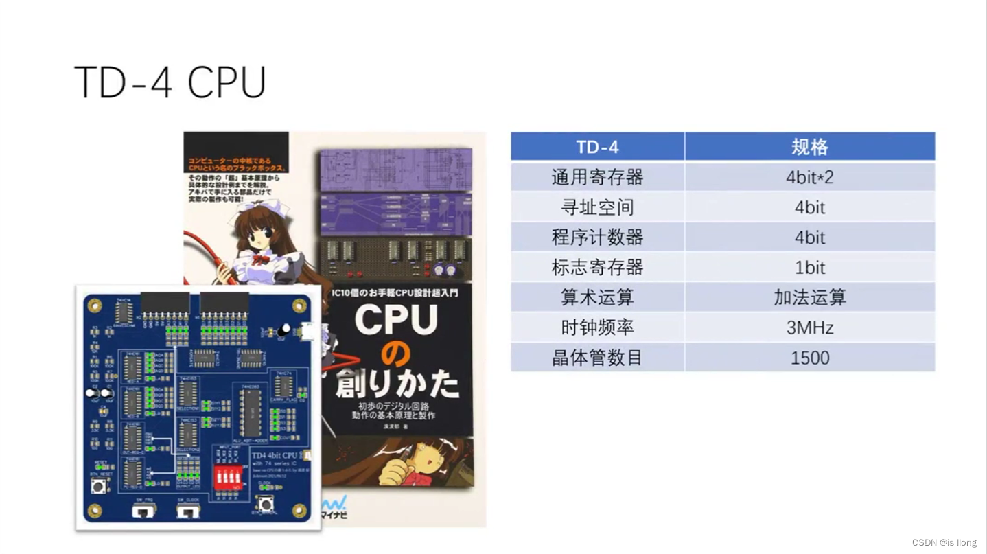 自制TD_4指令集的四位的软核单周期cpu_td4 cpu-CSDN博客