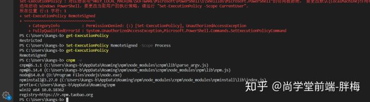 vscode中npm或cnpm不能使用解决方案_visual studio code nmp无法用-CSDN博客