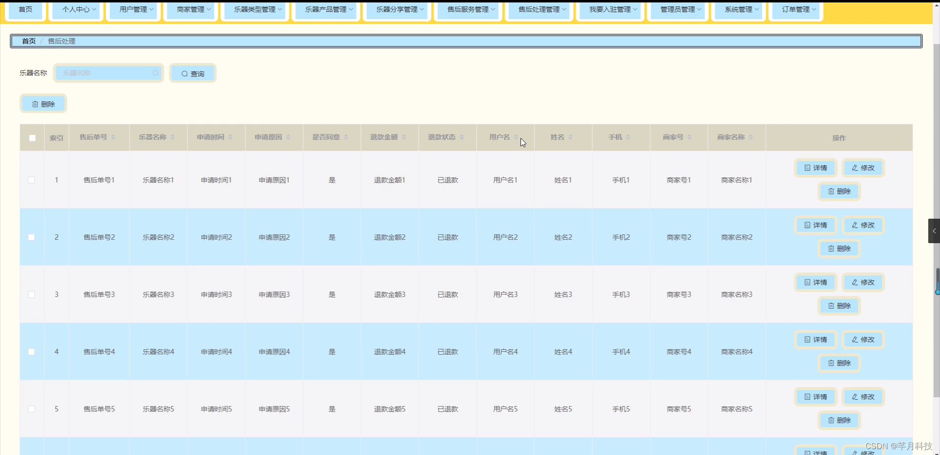 Springboot毕设项目乐器定制平台7h503（javavuemybatismavenmysql）mq7hxzy Csdn博客 