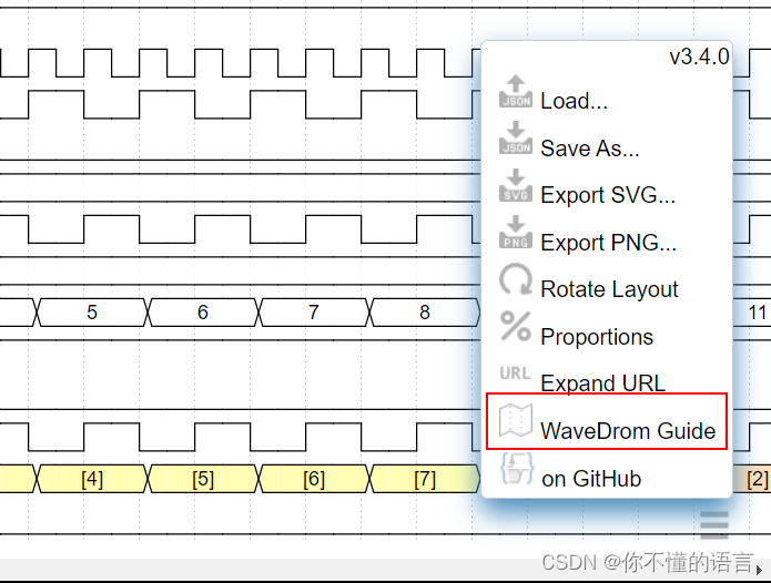波形绘制软件WaveDrom_wavedrom editor-CSDN博客