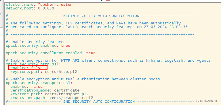 Elasticsearch8134版本的docker启动关闭elasticsearch 关闭ssl Csdn博客 
