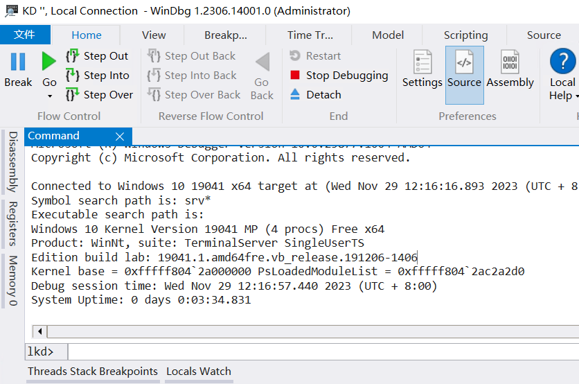 如何开启WinDbg本机调试_the debugging session could not-CSDN博客