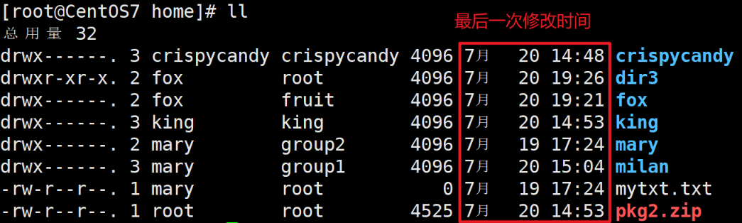 linux ll指令每行的含义_linux ll 详解-CSDN博客