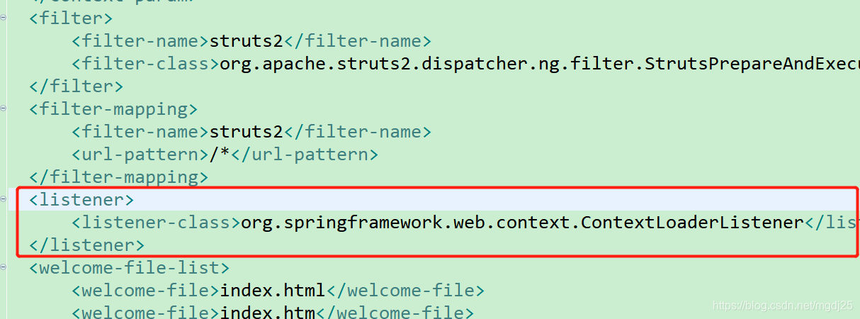 java启动监听错误: org.springframework.web.context.ContextLoaderListener_配置应用 ...