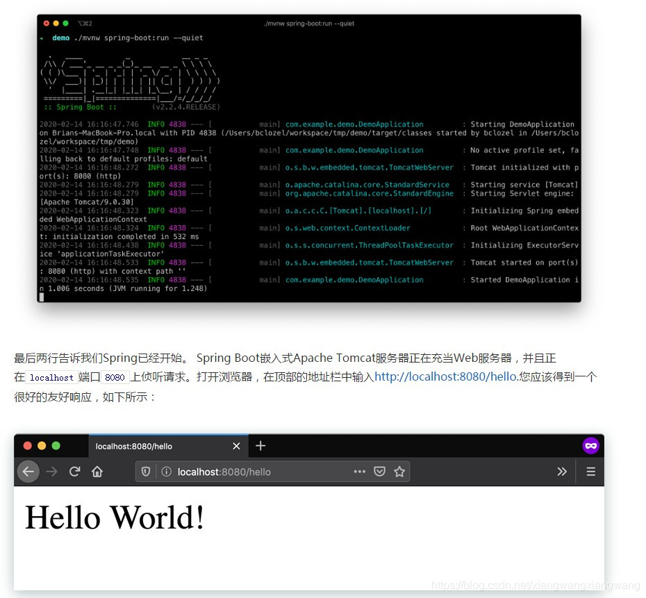 Spring Boot项目快速搭建演示及Spring Quickstart Guide中文翻译-CSDN博客