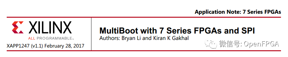 Xilinx 7系列FPGA Multiboot介绍-远程更新_vivado multiboot setting-CSDN博客