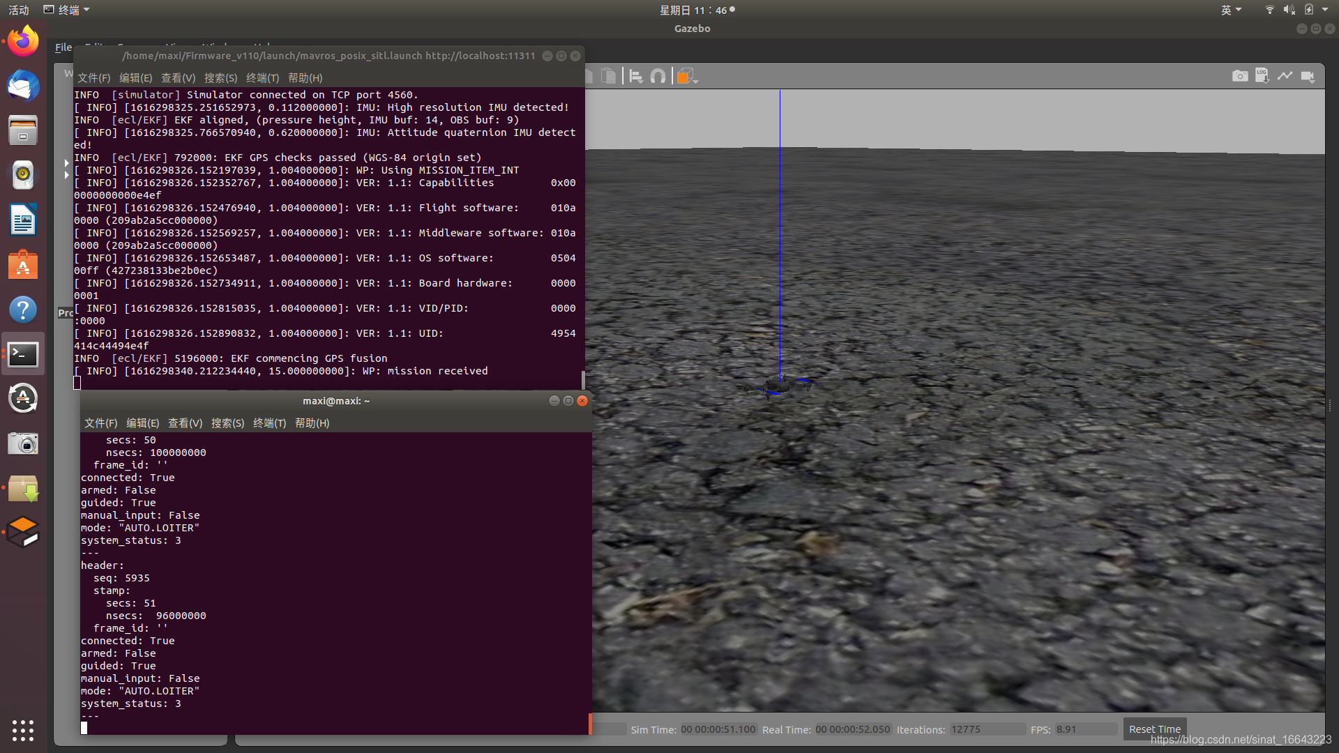 我觉得直接启动roslaunch px4 mavros_posix_sitl.launch 开启无人机仿真之后，我直接再写个offboard节点给无人机发送指令就完了，普罗米修斯仿真本质我想 ...