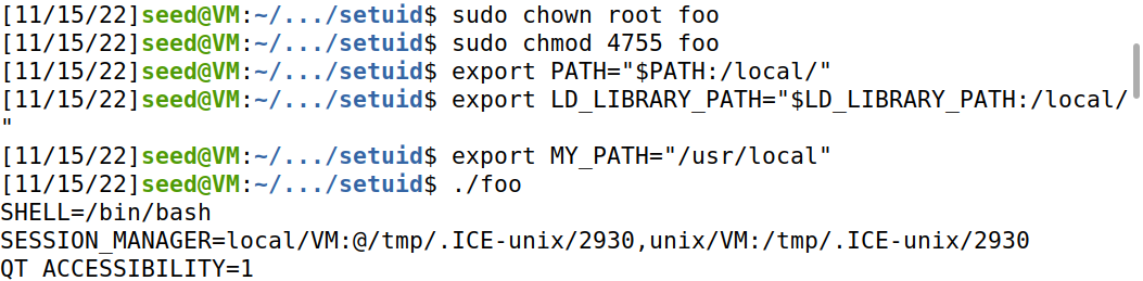 [seed-labs] 环境变量与 Set-UID 实验_环境变量和set-uid实验-CSDN博客