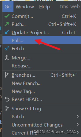 idea git pull远程仓库最新代码，提示如果合并需要处理本地代码冲突_idea在git pull 时 如何保留本地代码-CSDN博客