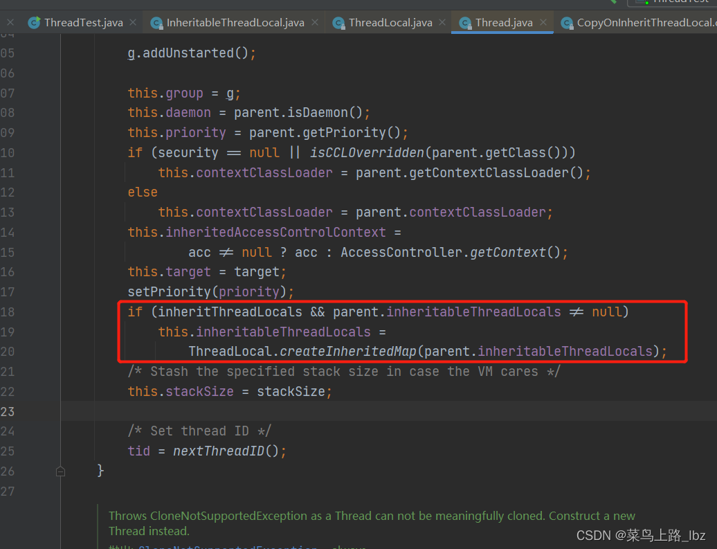 ThreadLocal与InheritableThreadLocal及线程池的影响_inheritablethreadlocal线程池问题-CSDN博客