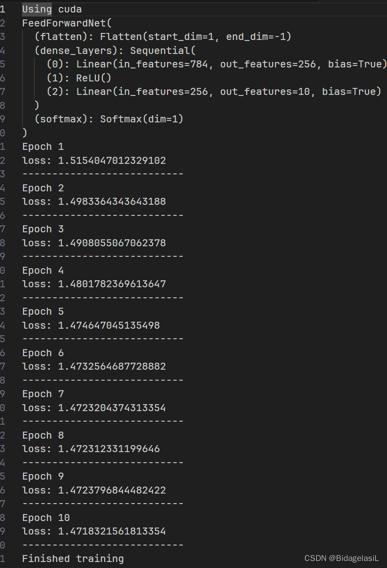 深度学习——使用Pytorch训练神经网络_pytorch,训练,输入一张28*28,feedforwardnet-CSDN博客