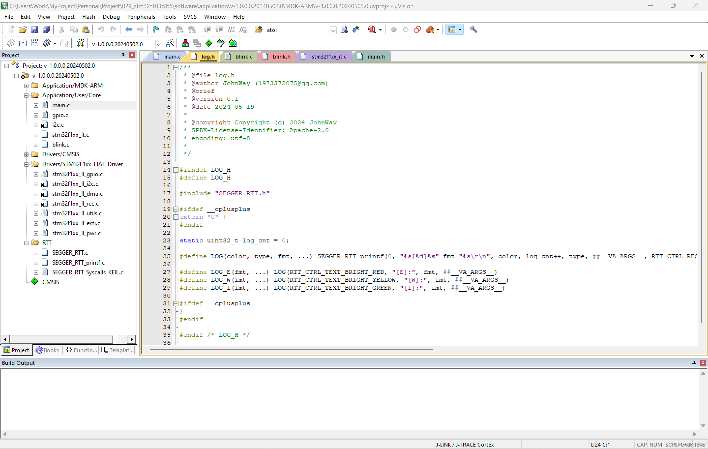 keil使用 SEGGER RTT 打印信息_keil rtt-CSDN博客
