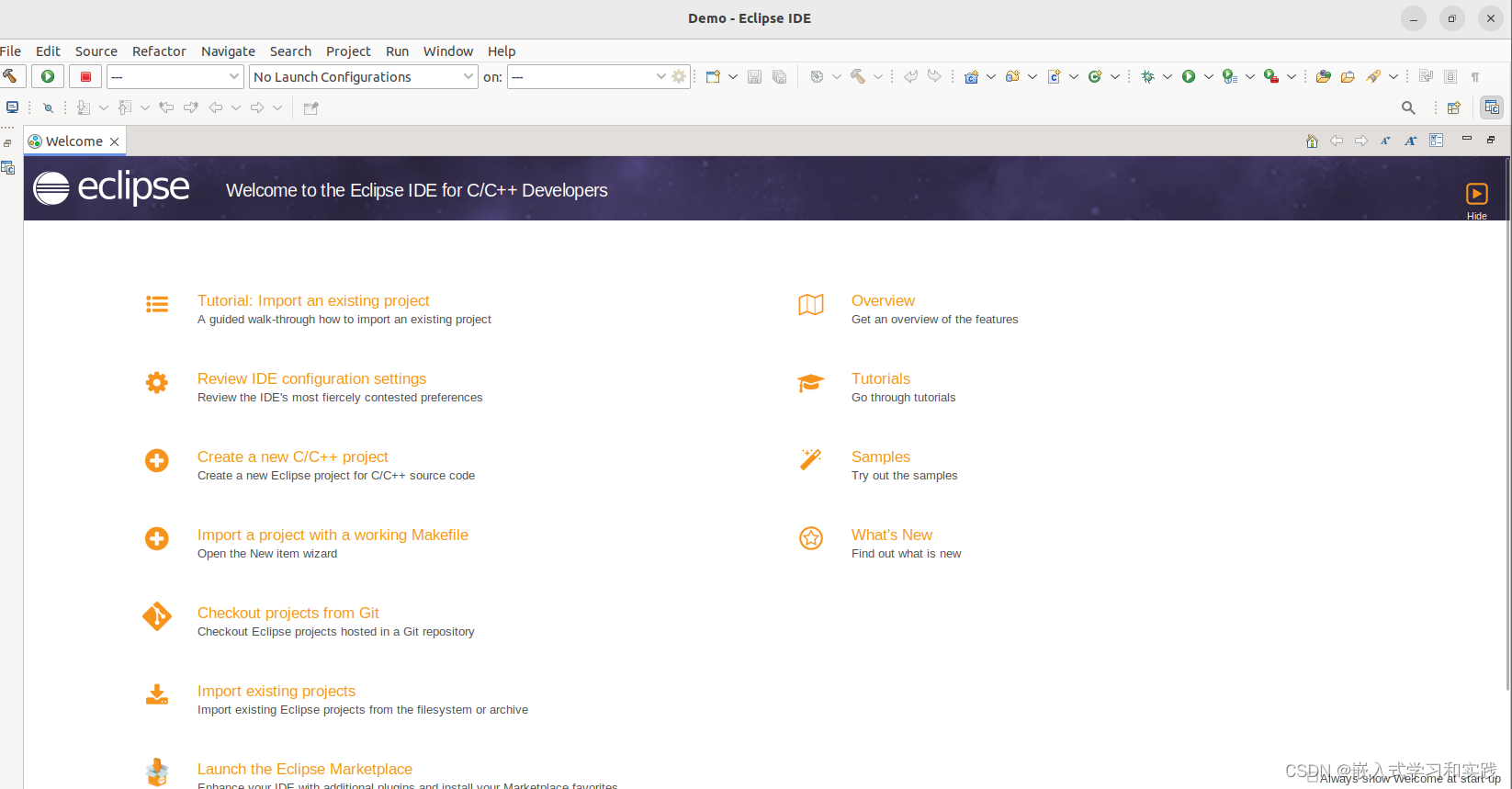 Ubuntu 安装 eclipse 的详细过程及工程创建和编译配置_ubuntu安装eclipse-CSDN博客