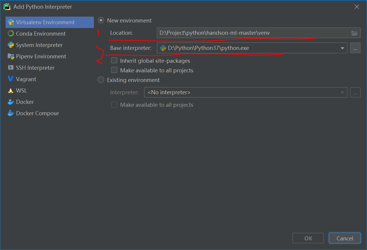 python新建项目没有venv_pycharm创建虚拟环境venv和添加依赖库package-CSDN博客