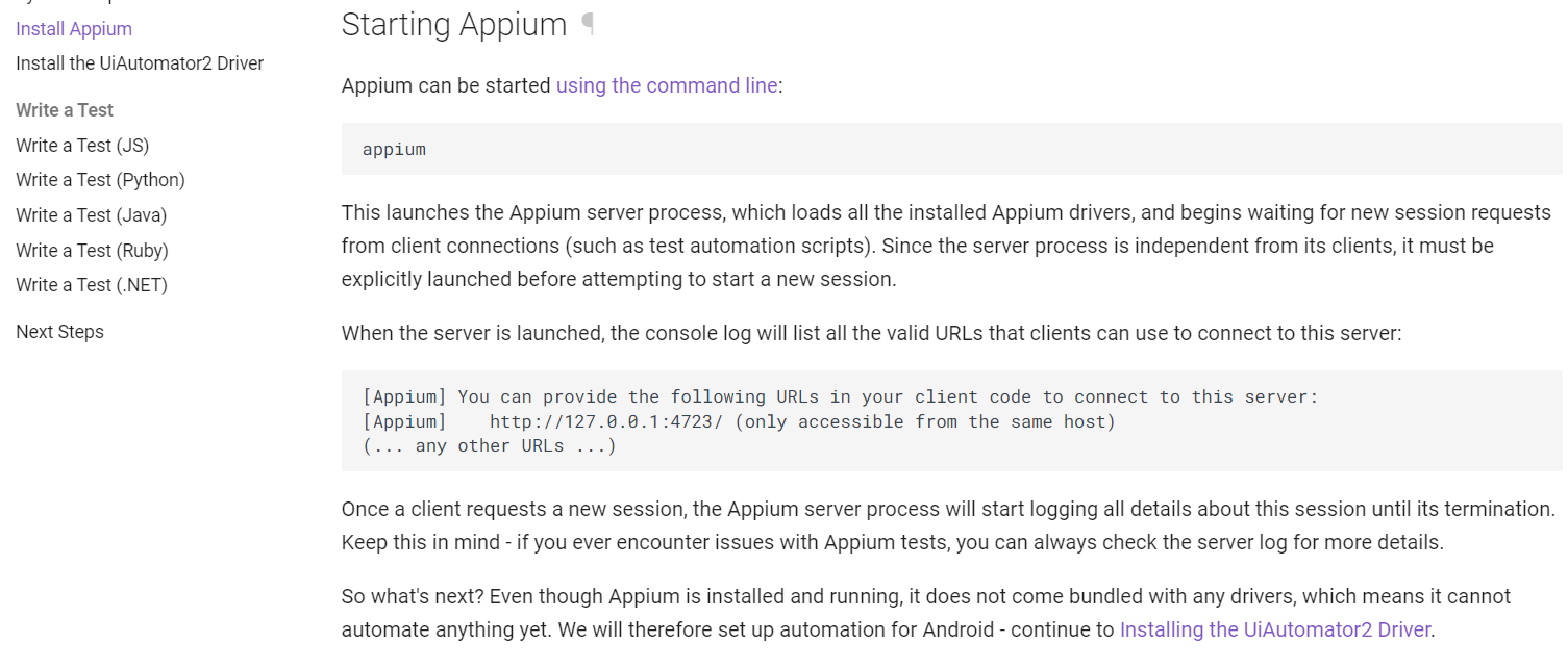 Appium Android自动化测试——Appium安装-CSDN博客