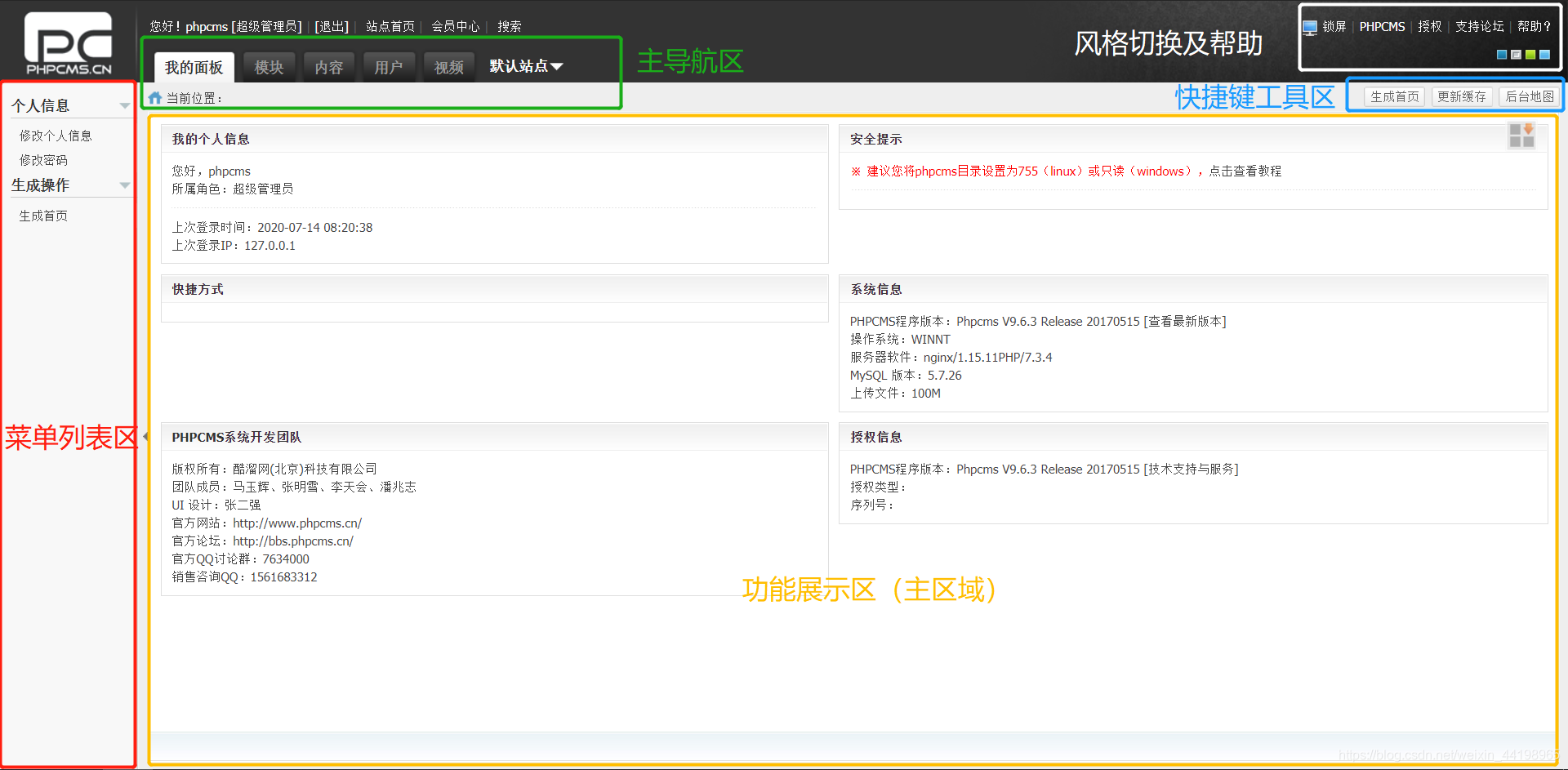phpCMS V9 - 使用教程-CSDN博客