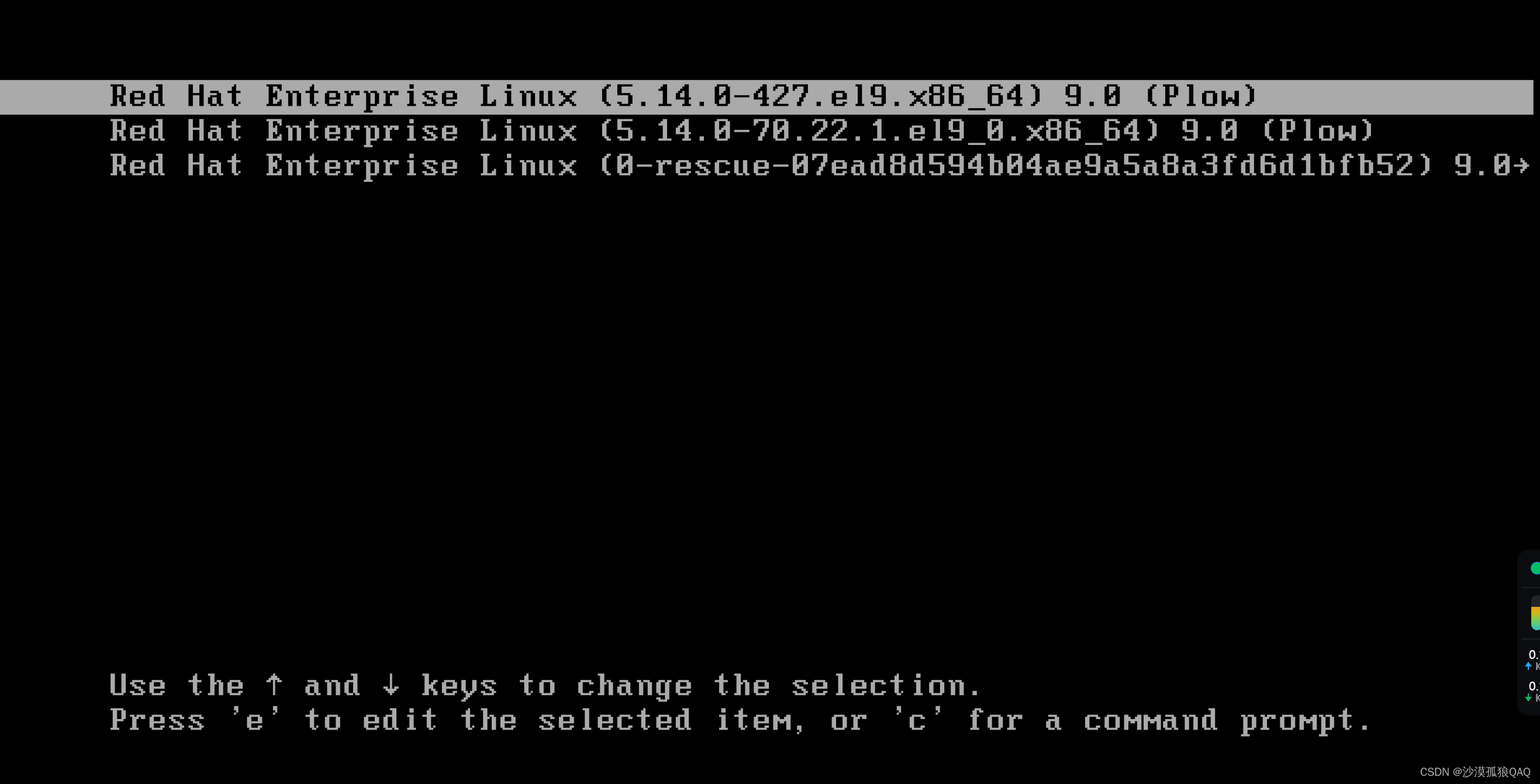 Red Hat Enterprise Linux 9.0重置root 密码并设置GRUB密码_redhat linux 9 grub-CSDN博客