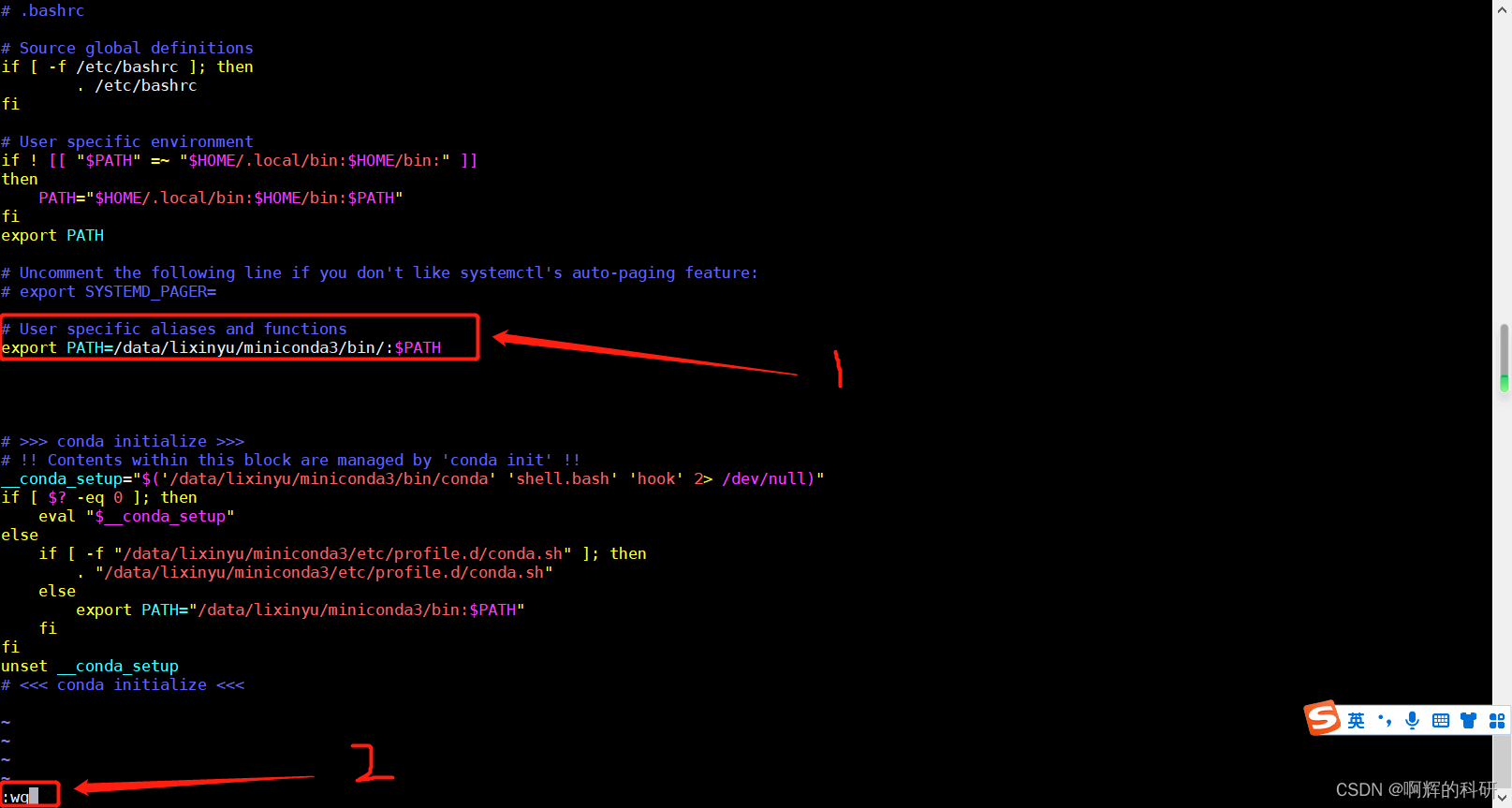 Linux系统安装conda，镜像设置，环境变量_linux下载conda-CSDN博客
