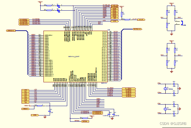 基于三星S3C2410A芯片的 ARM9核心板Protel99SE设计硬件（原理图+PCB）工程文件_三星arm9线路图-CSDN博客