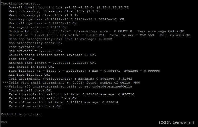 openfoam一些报错的原因（持续更新）_your application terminated with the exit string: -CSDN博客
