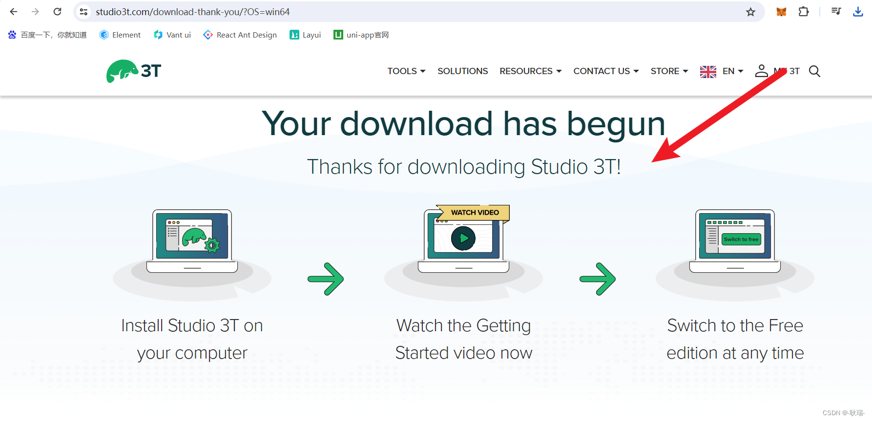 window 下载安装 Studio 3T_studio 3t下载-CSDN博客