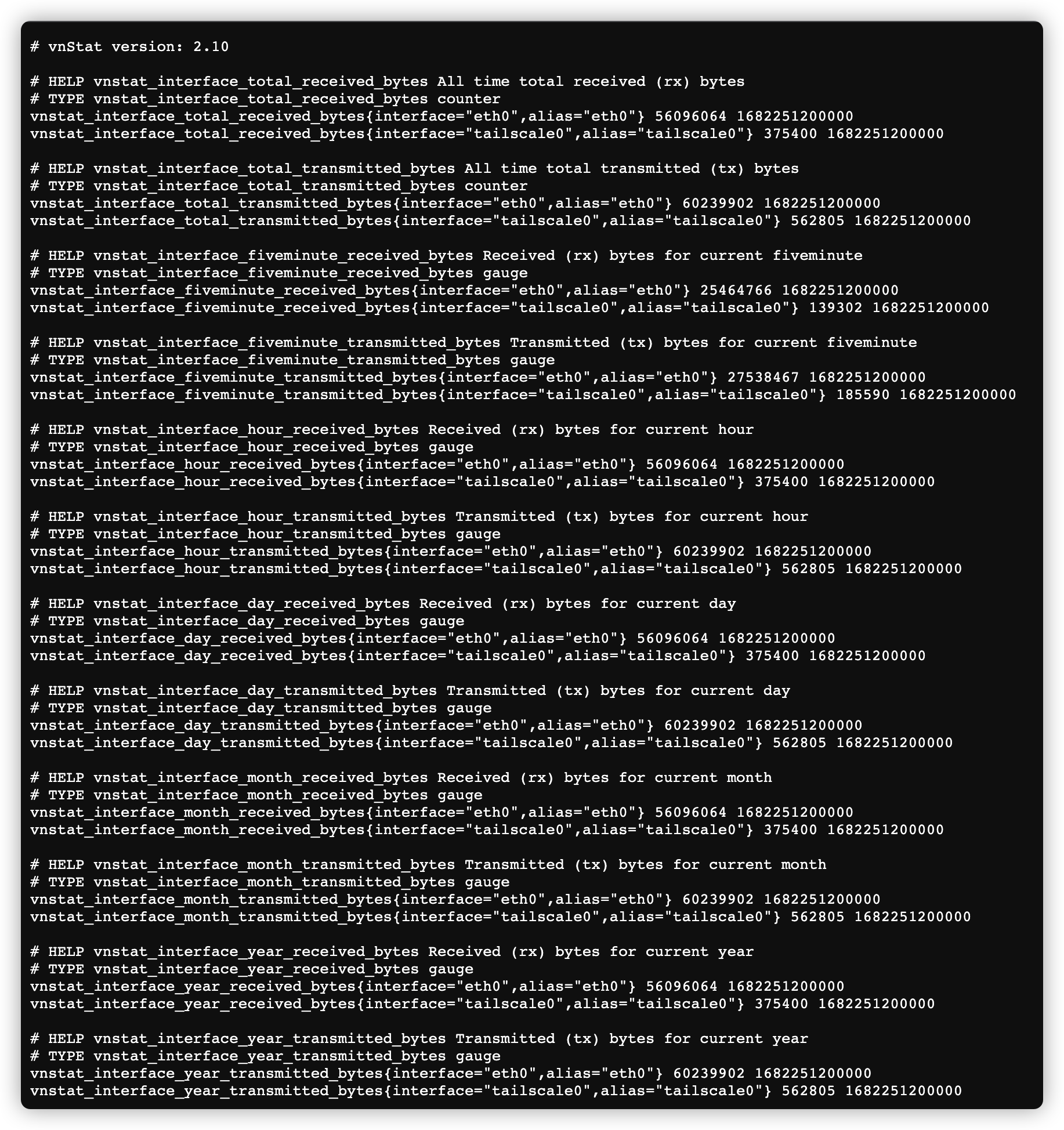 网络流量监视器vnStat-CSDN博客