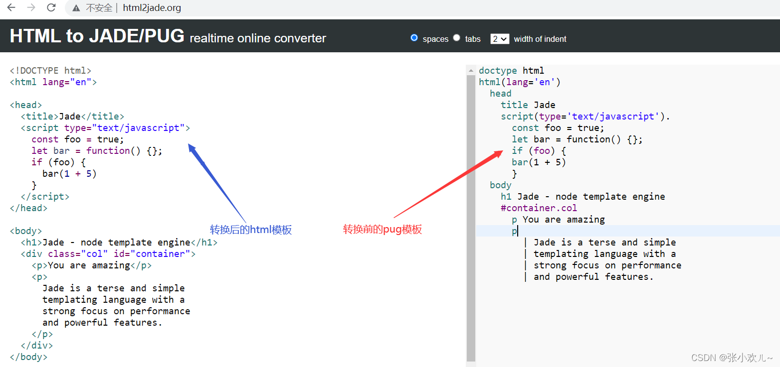 PUG转HTML格式-CSDN博客