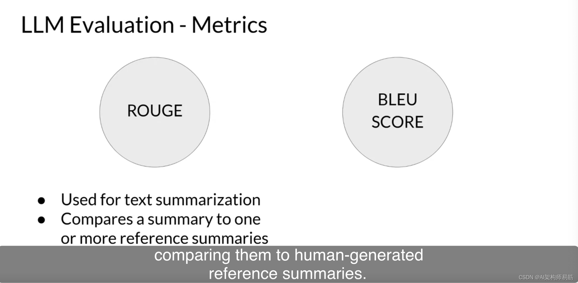 LLMs NLP模型评估Model evaluation ROUGE and BLEU SCORE_bleu和rouge score-CSDN博客