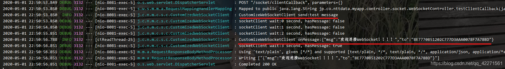 Spring-Boot快速集成WebSocket服务端 客户端(支持客户端消息同步回调)_springboot websocket ajax ...
