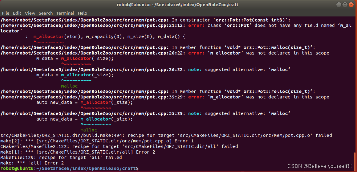 Ubuntu18.04配置Seetaface6-CSDN博客