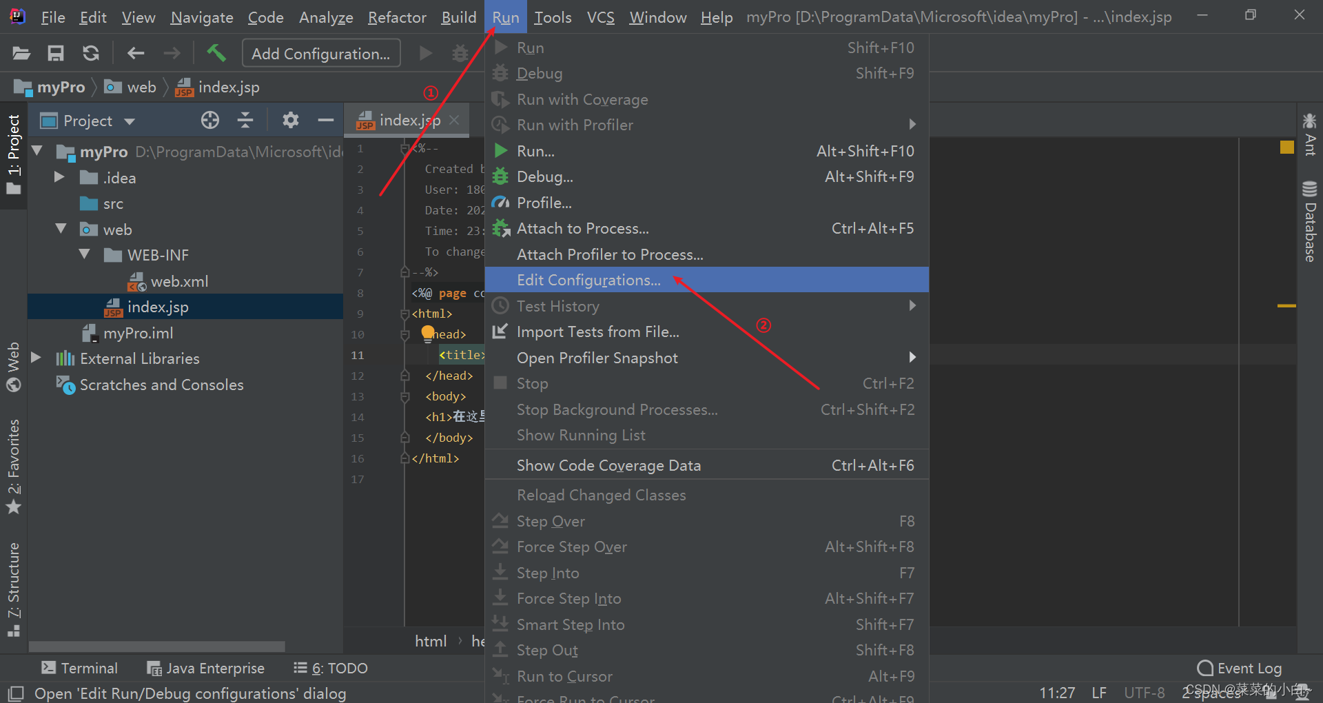 idea创建JavaWeb项目_idea2020创建javaweb-CSDN博客