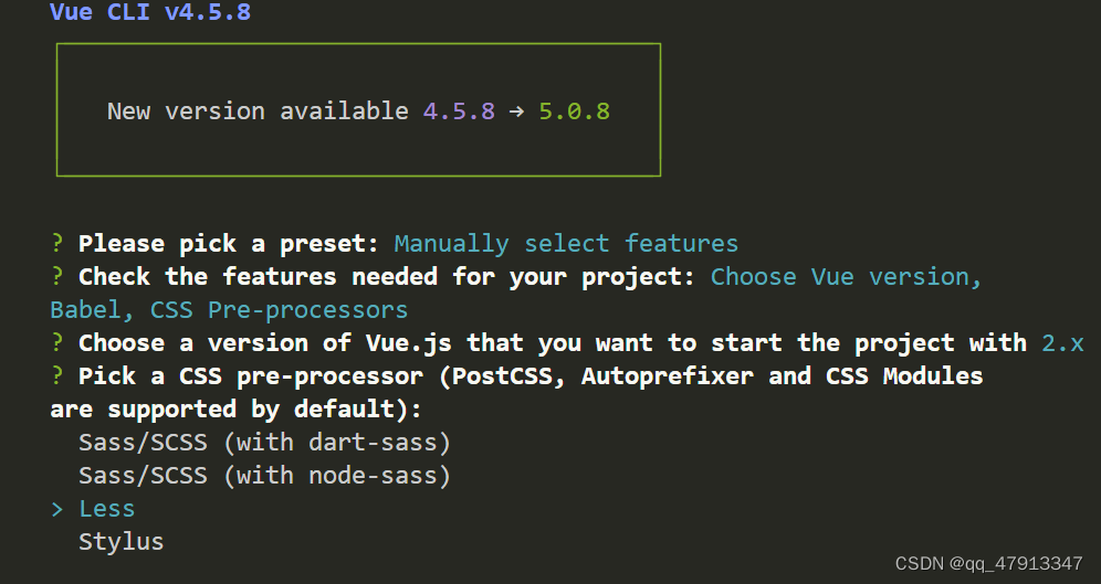 Vue从入门到实战5_pick the package manager to use when installing de-CSDN博客